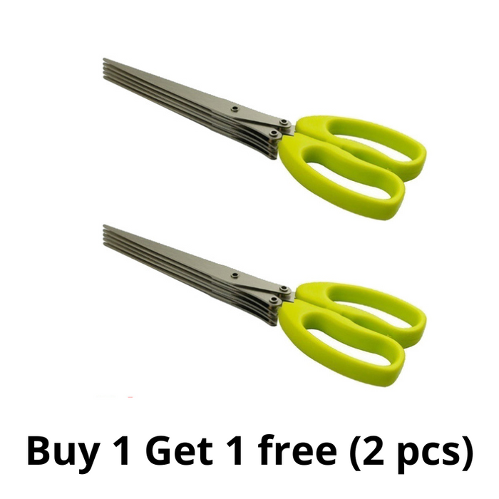 SliceMate - Multi-Blade Herb Cutting Scissors